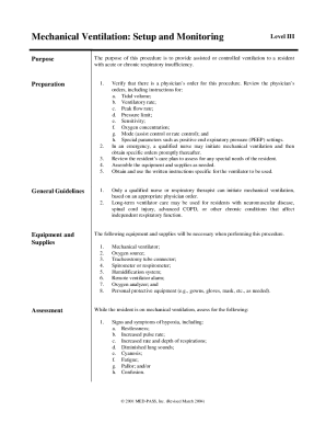 Fillable Online Overview of Mechanical Ventilation - Critical Care Medicine Fax Email Print ...