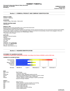 Fillable Online ramset epoxy paste 1210 part a Fax Email Print - pdfFiller