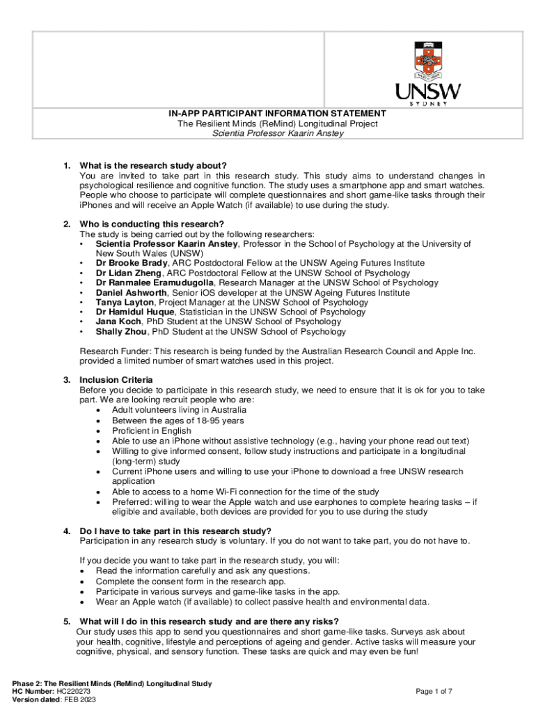 Fillable Online Participant Information Sheet & Consent Form ...