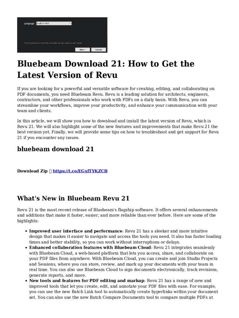 Fillable Online What is Bluebeam Revu and Who Uses It? Fax Email Print - pdfFiller