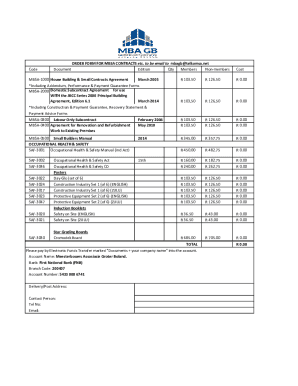 Fillable Online ORDER FORM FOR MBSA CONTRACTS ... Fax Email Print ...
