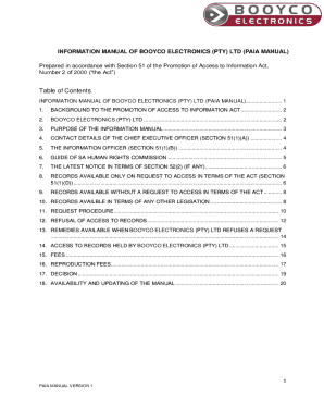 Fillable Online Prepared in accordance with Section 51 of the Promotion ...