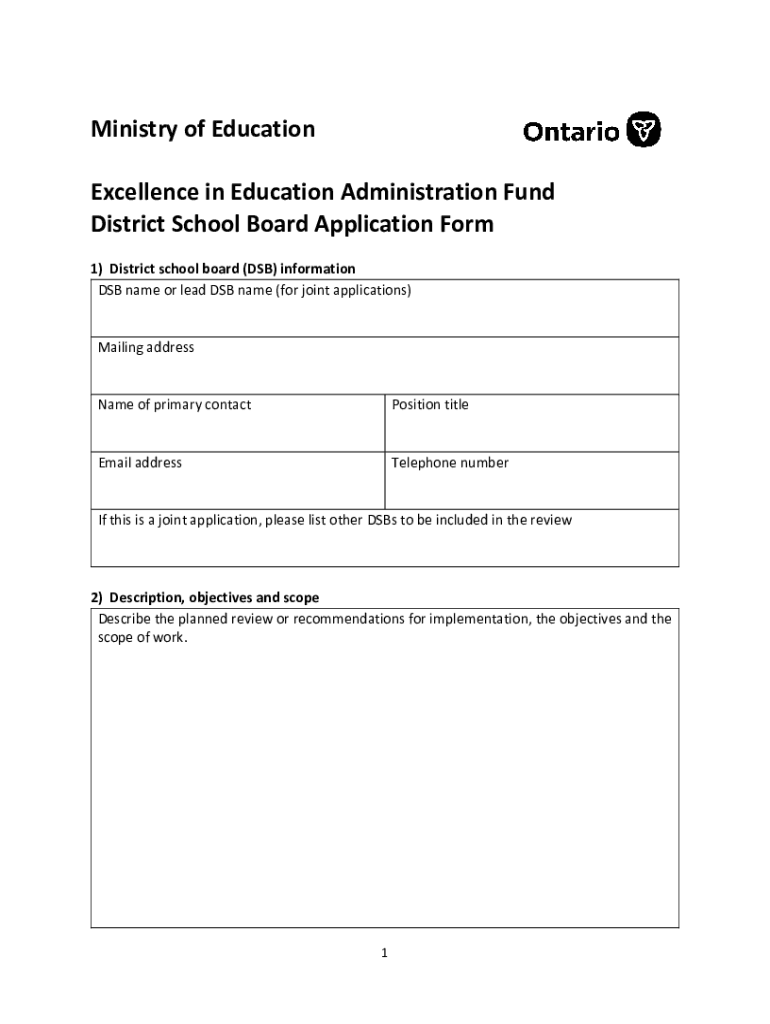 Fillable Online efis fma csc gov on Excellence in Education ...