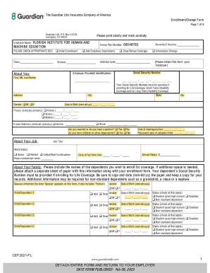 Fillable Online Guardian Enrollment Form.pdf Fax Email Print - pdfFiller
