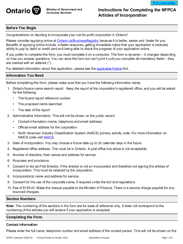 Fillable Online Ontario Government Forms Fax Email Print - pdfFiller