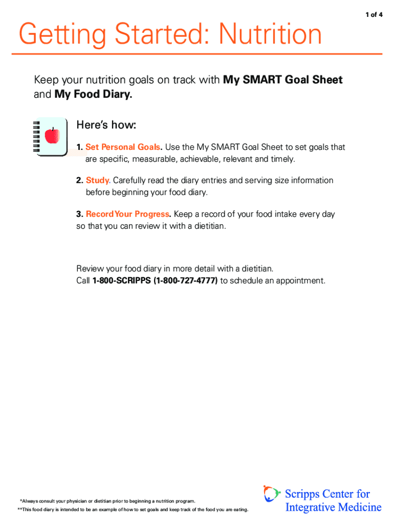 Fillable Online SMART Goals Worksheet For Your Health in 2022 Fax Email ...