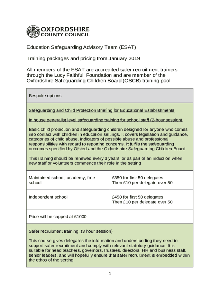 Safer Recruitment Booking - schools oxfordshire gov Doc Template | pdfFiller