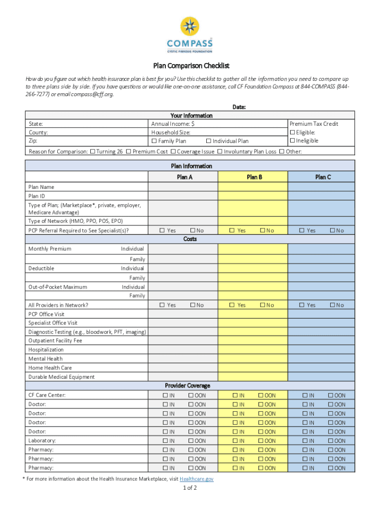 Fillable Online 3 tips for choosing your health insurance plan through ...