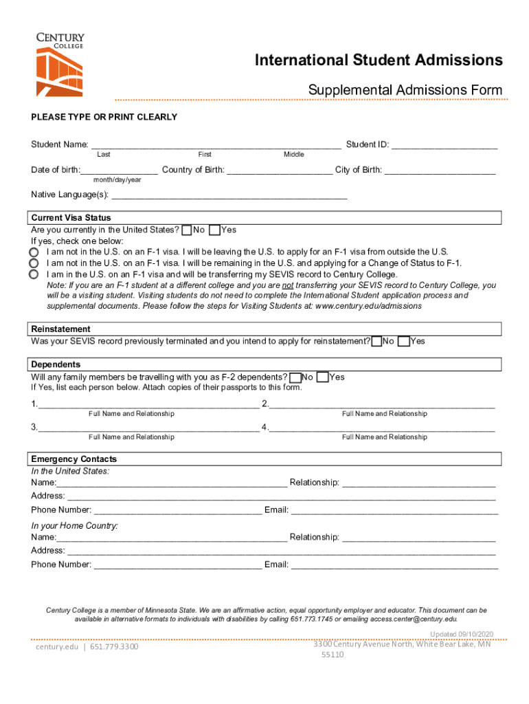Fillable Online International Student: Concurrent/ Transient Fax Email Print - pdfFiller