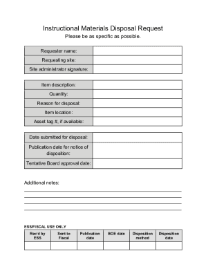 Fillable Online EQUIPMENT/TURN-IN REQUEST USER MANUAL Version ... Fax ...