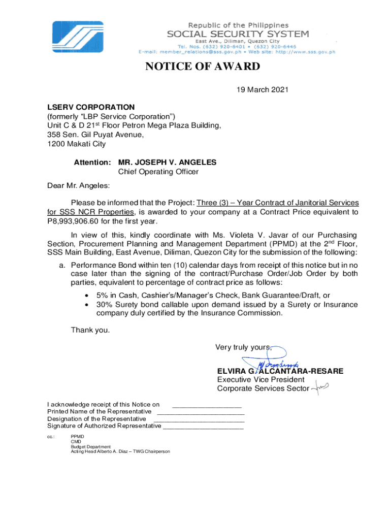 Fillable Online LSERV Corporation - The Philippines' Leading Service ...