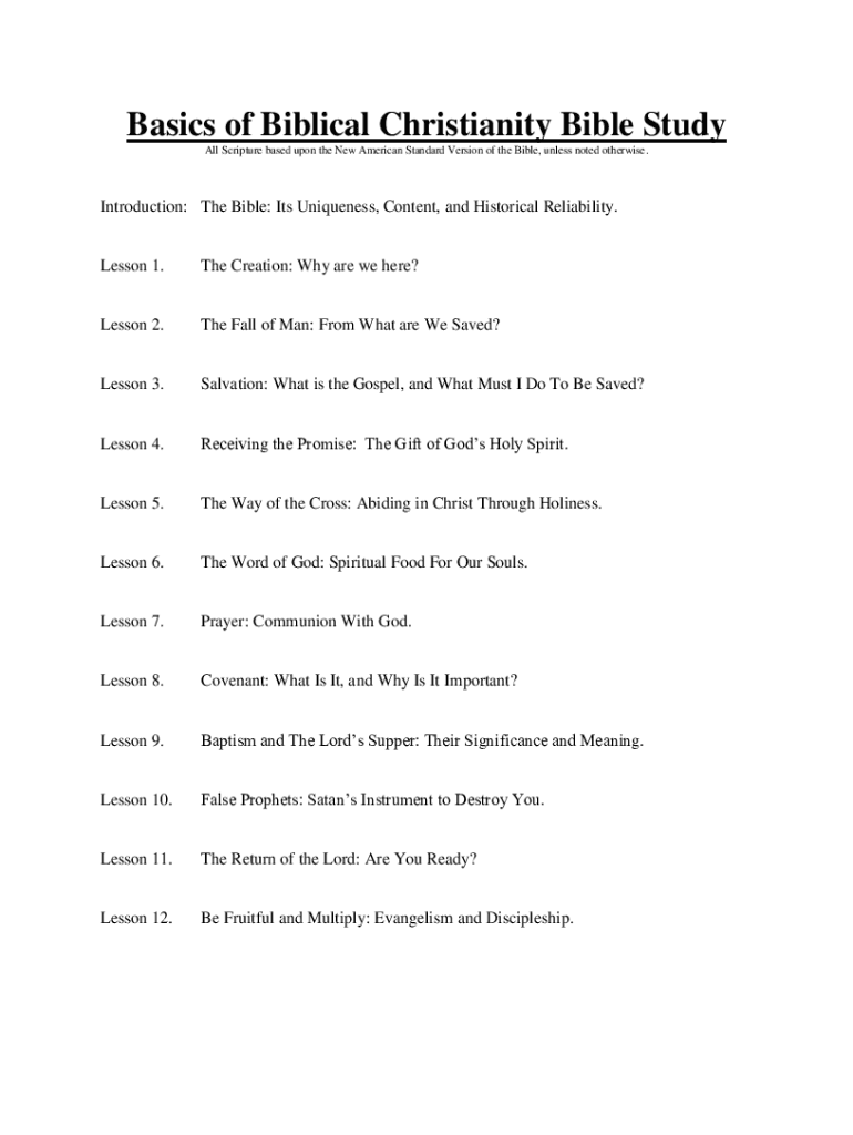 Fillable Online A Brief Look at The New American Standard Bible (NASB). Fax Email Print - pdfFiller