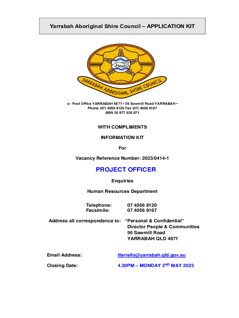 Fillable Online Development approval - Yarrabah Aboriginal Shire Council Fax Email Print - pdfFiller