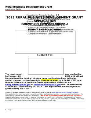 Notice of Funding Opportunity for the Rural Business ... Doc Template ...