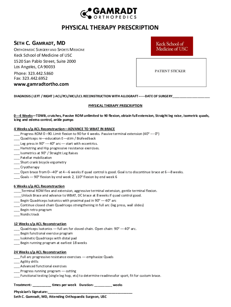 Fillable Online Knee pain exercise sheet. Fax Email Print - pdfFiller