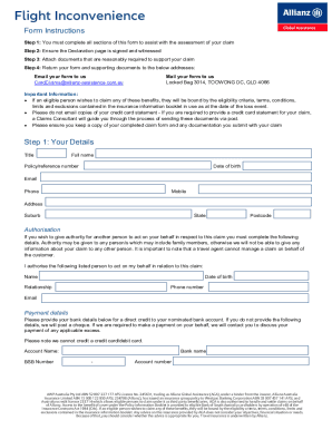 Fillable Online Trip Cancellation, Delay and Interruption Claim Form ...