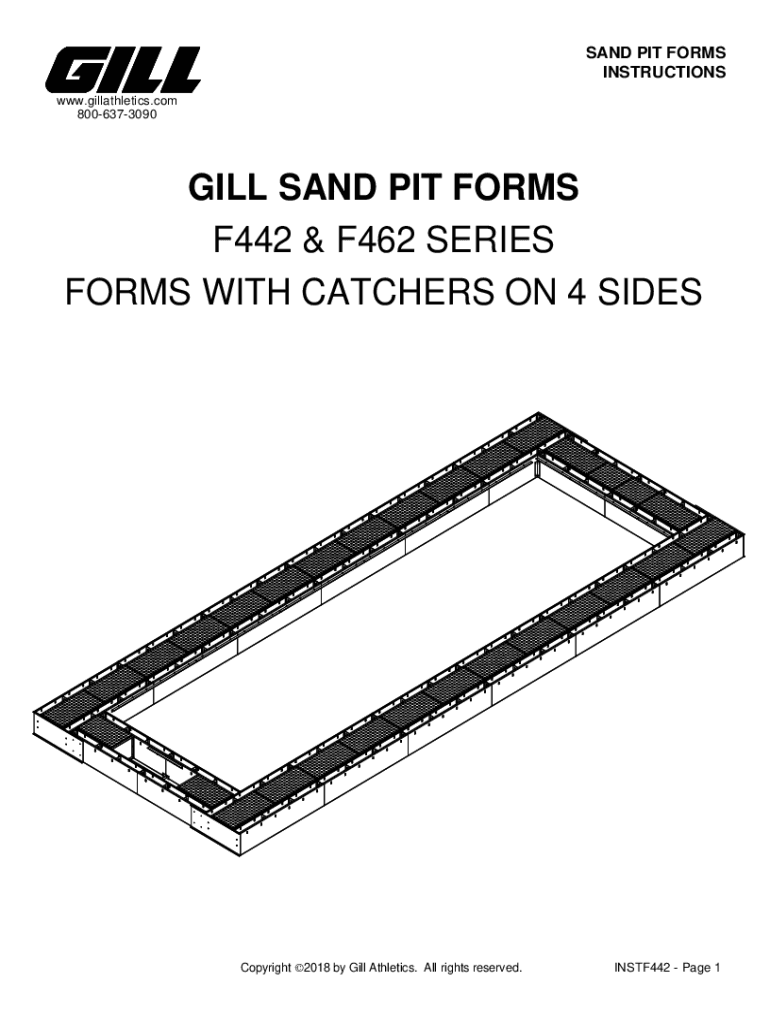 Fillable Online GILL SAND PIT FORMS F442 & F462 SERIES FORMS WITH ...