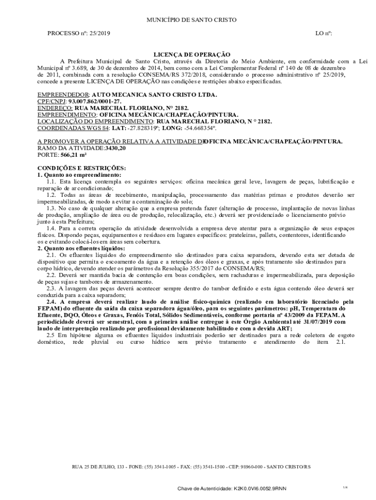 Preenchível Disponível SAI - Leis Municipais Fax Email Imprimir - pdfFiller