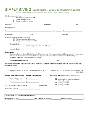 Fillable Online SIMPLY-GIVING-authorization.doc Fax Email Print - pdfFiller