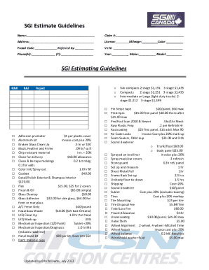 Fillable Online SGI -General Claim Form Fax Email Print - pdfFiller