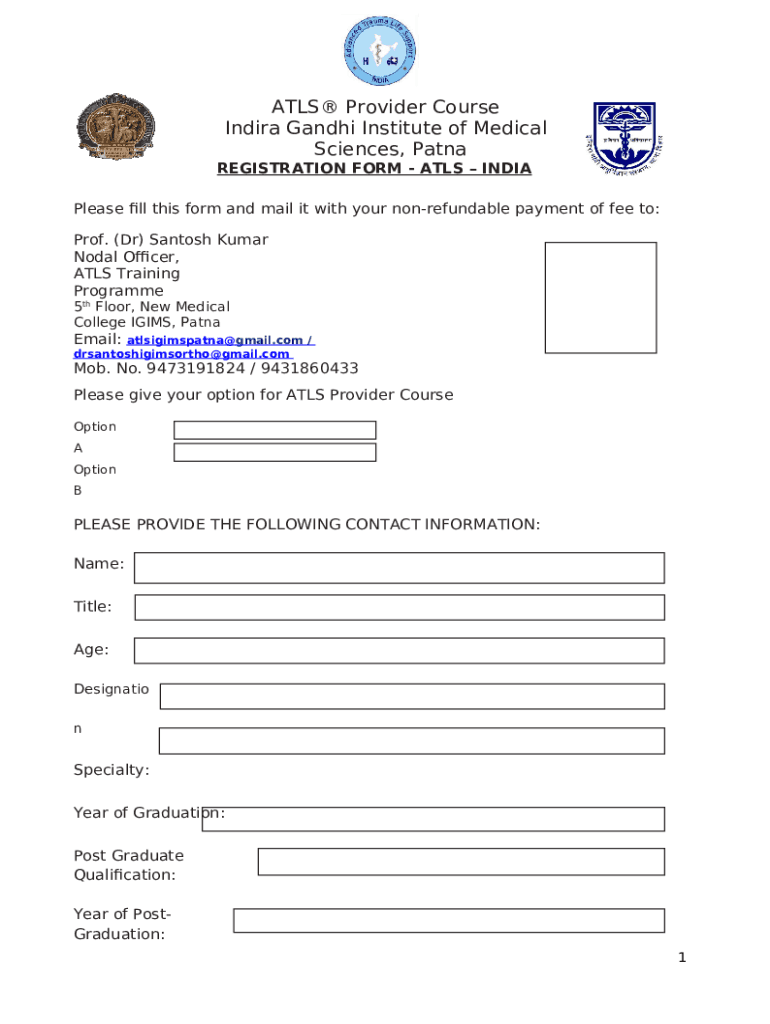 On Line OPD Registration Doc Template | pdfFiller