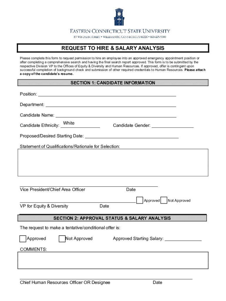 Fillable Online Request for Hire Form Template Fax Email Print - pdfFiller