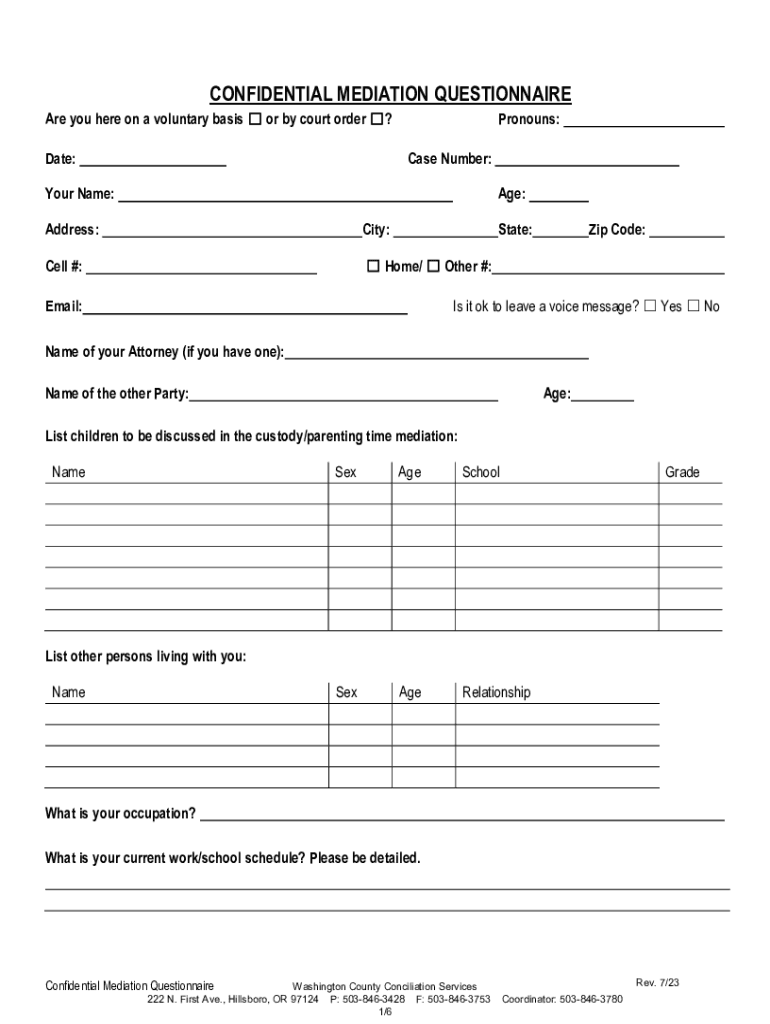 Fillable Online Confidential Mediator Report (Form 29) (pdf) Fax Email ...