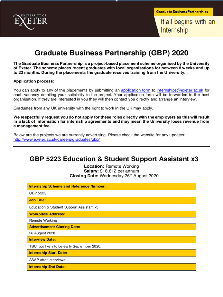 Fillable Online Exploring Value Through International Work Placements ...