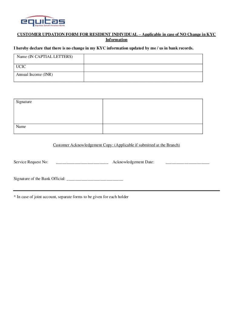 Fillable Online Re-KYC-Form-for-Individuals-No-Change-in-KYC.pdf Fax ...