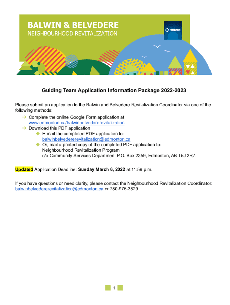 Fillable Online Balwin and Belvedere RevitalizationCity of Edmonton Fax ...
