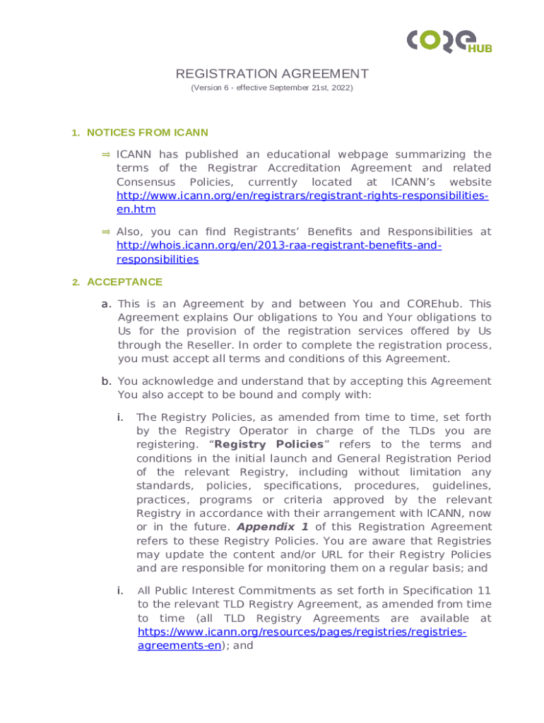 Registrar Accreditation Agreement (RAA) & Related Materials Doc ...