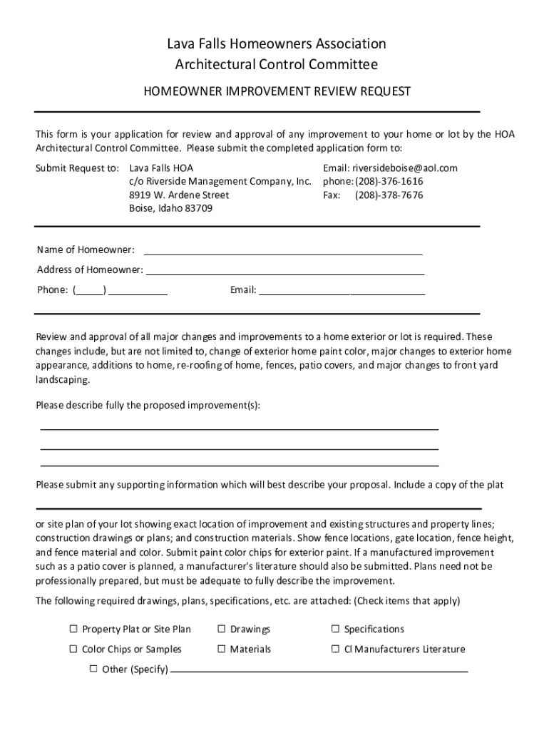 Fillable Online architectural request form - date Fax Email Print ...