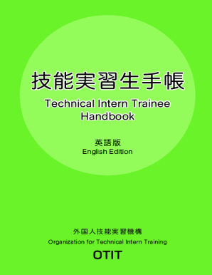 Fillable Online What is the Technical Intern Training Program? Fax ...