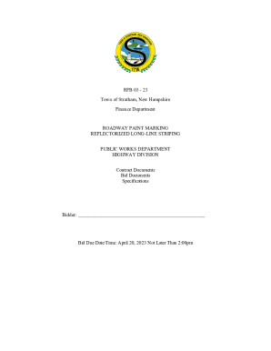 Fillable Online Roadway Paint Marking Reflectorized Long-line Striping ...