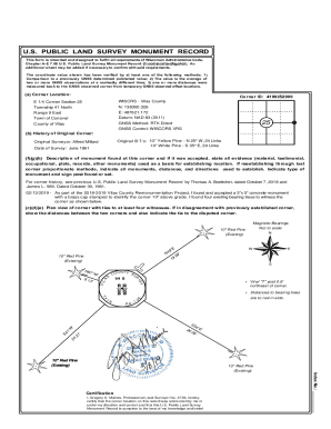 Fillable Online Monument Record Tie Sheet Fax Email Print - pdfFiller