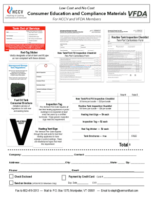 Fillable Online Oil Tank Inspection Checklist Fax Email Print - pdfFiller