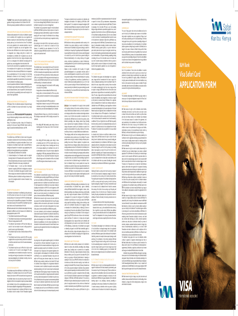 Fillable Online Visa Safari Form-21.03.23 Fax Email Print - pdfFiller