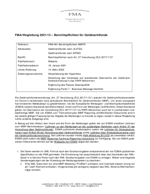 Ausfüllbar Online FMA-WL Berichtspflichten MMFR Fax Email Drucken ...