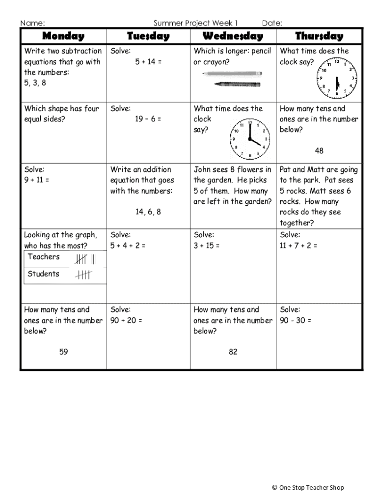 Fillable Online Summer Student Enrichment Packet Accelerated 1 Fax ...