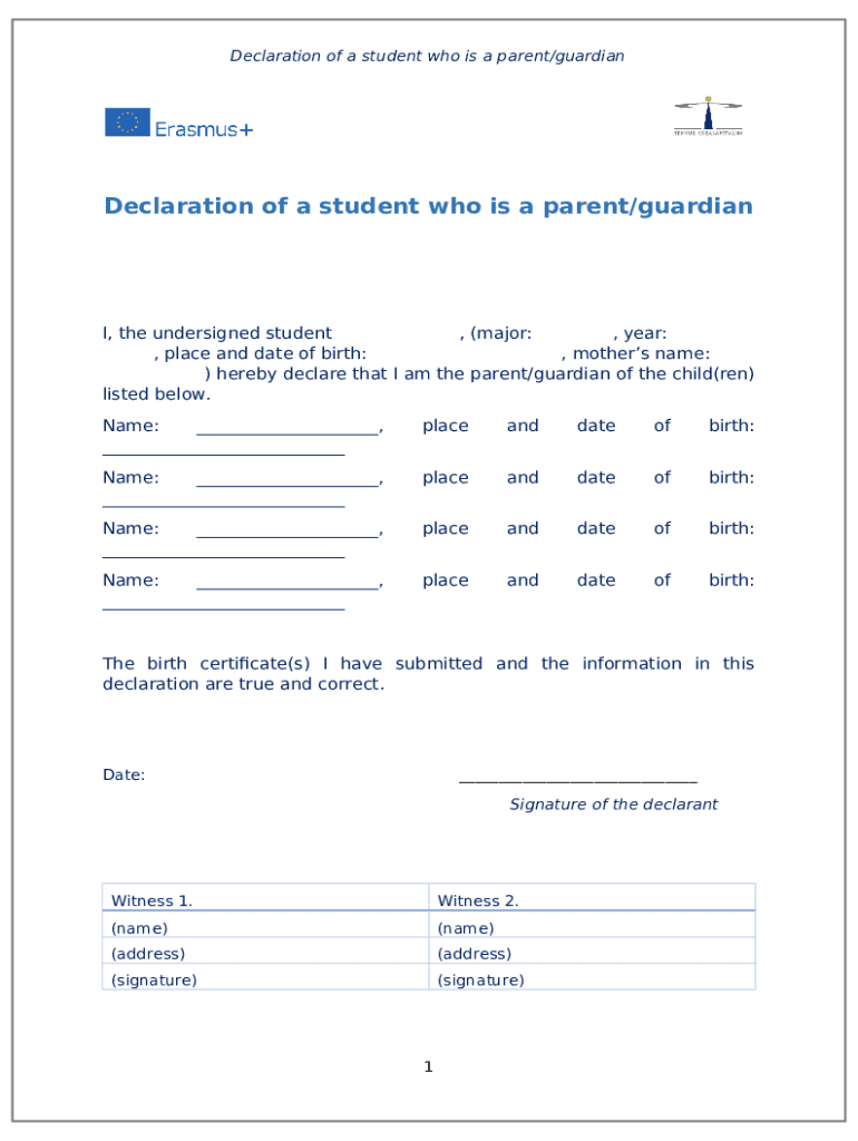 AFFIDAVIT BY PARENT/GUARDIAN ON ANTI-RAGGING Doc Template | pdfFiller