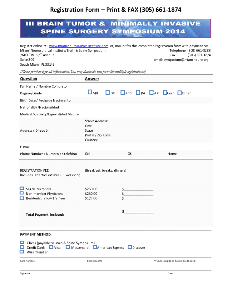 Fillable Online Registration Form Print Graphics, Designs & Templates ...
