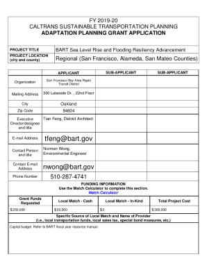 Fillable Online Caltrans Grant Application Guide: California SB 1 Fax ...