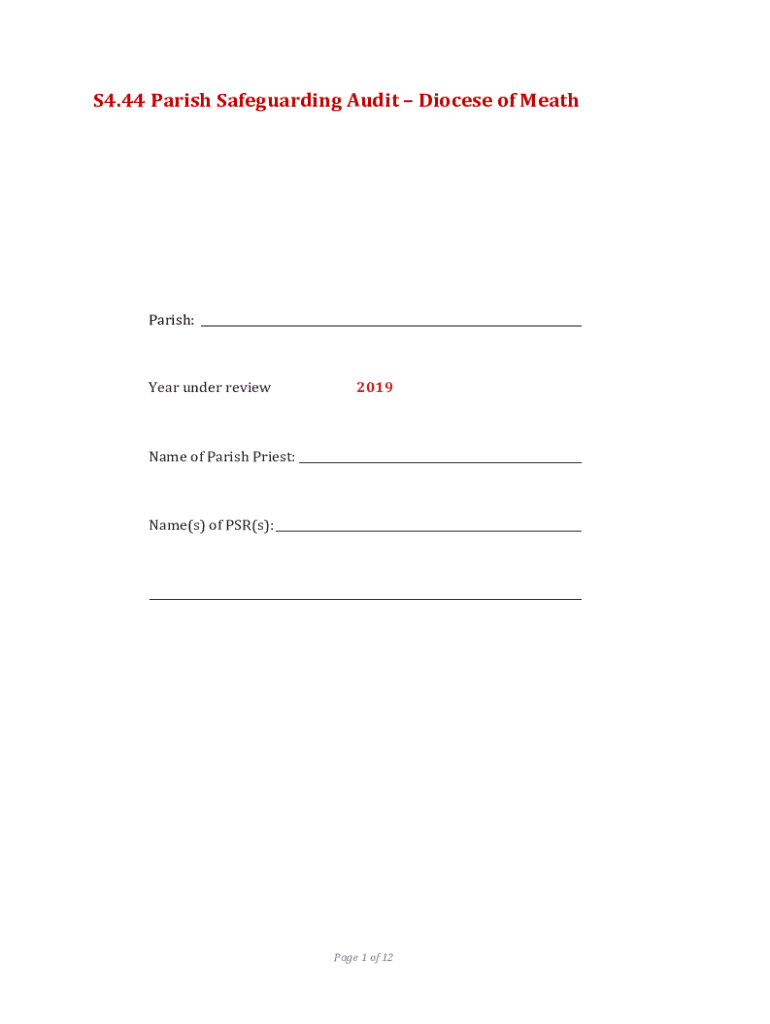 Fillable Online 7.1C Template 2: Local Safeguarding Audit (Indicators ...