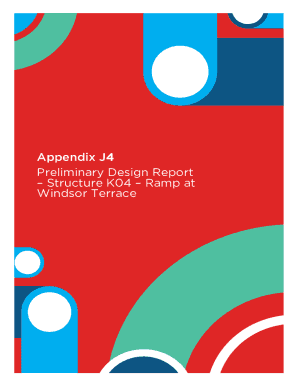 Fillable Online Appendix J - Structures Preliminary Design Reports Fax ...
