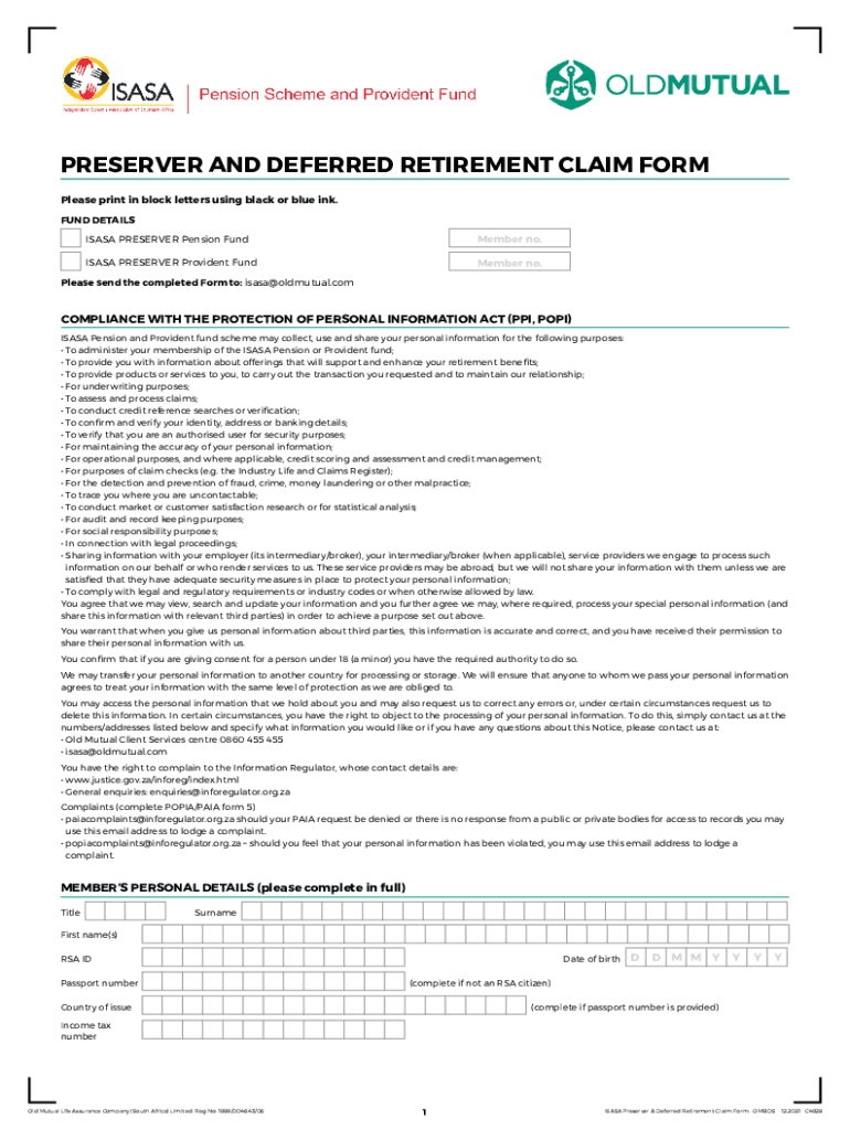 Fillable Online Retirement Savings Plan Forms Fax Email Print - pdfFiller