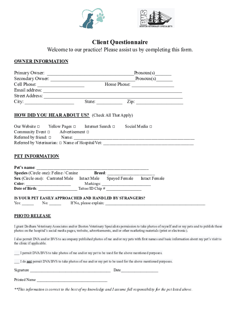 Fillable Online Please assist us by completing this form Fax Email ...