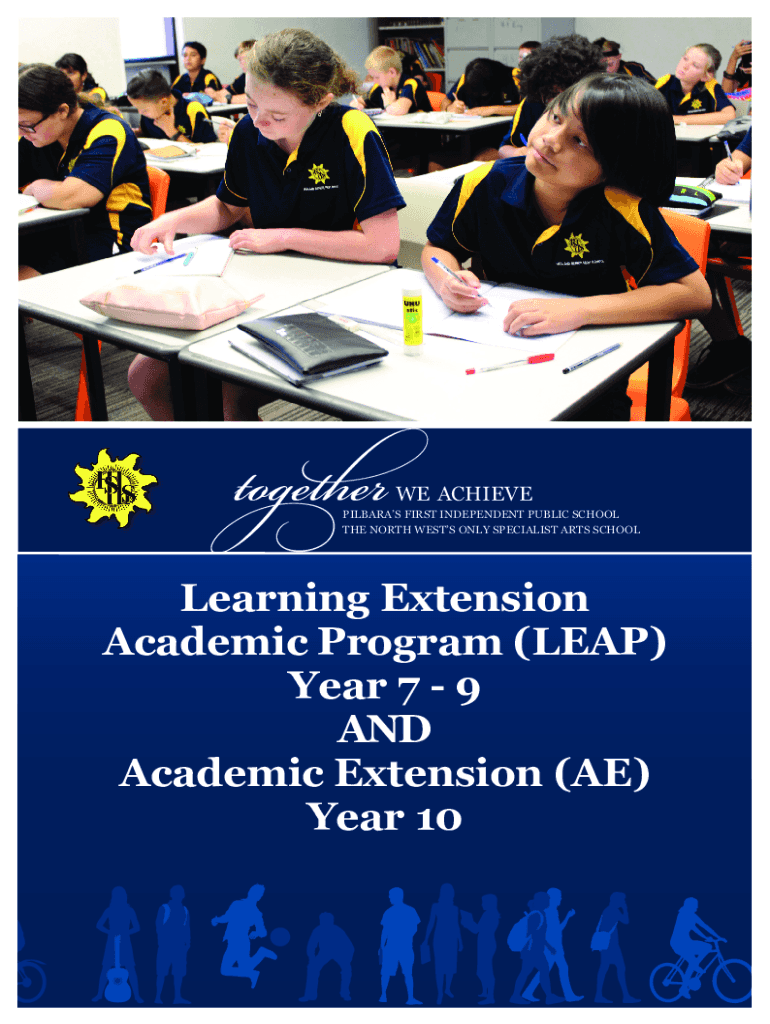 Fillable Online hedlandshs wa edu Learning Extension Academic Program ...
