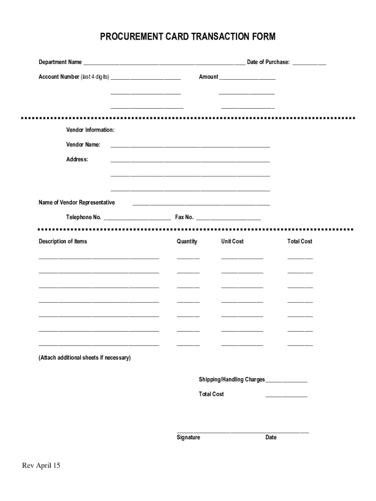 Fillable Online Agreement to Accepting the Purchasing Card - VIU ...