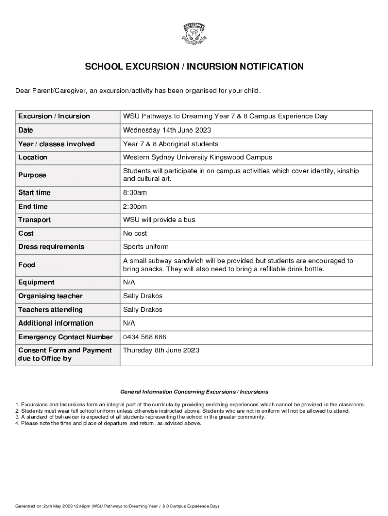 Fillable Online The Australian Directory of School Activities ...