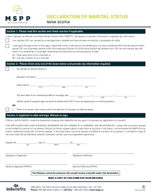 Fillable Online Form 18 Joint Declaration Period of Spousal ...